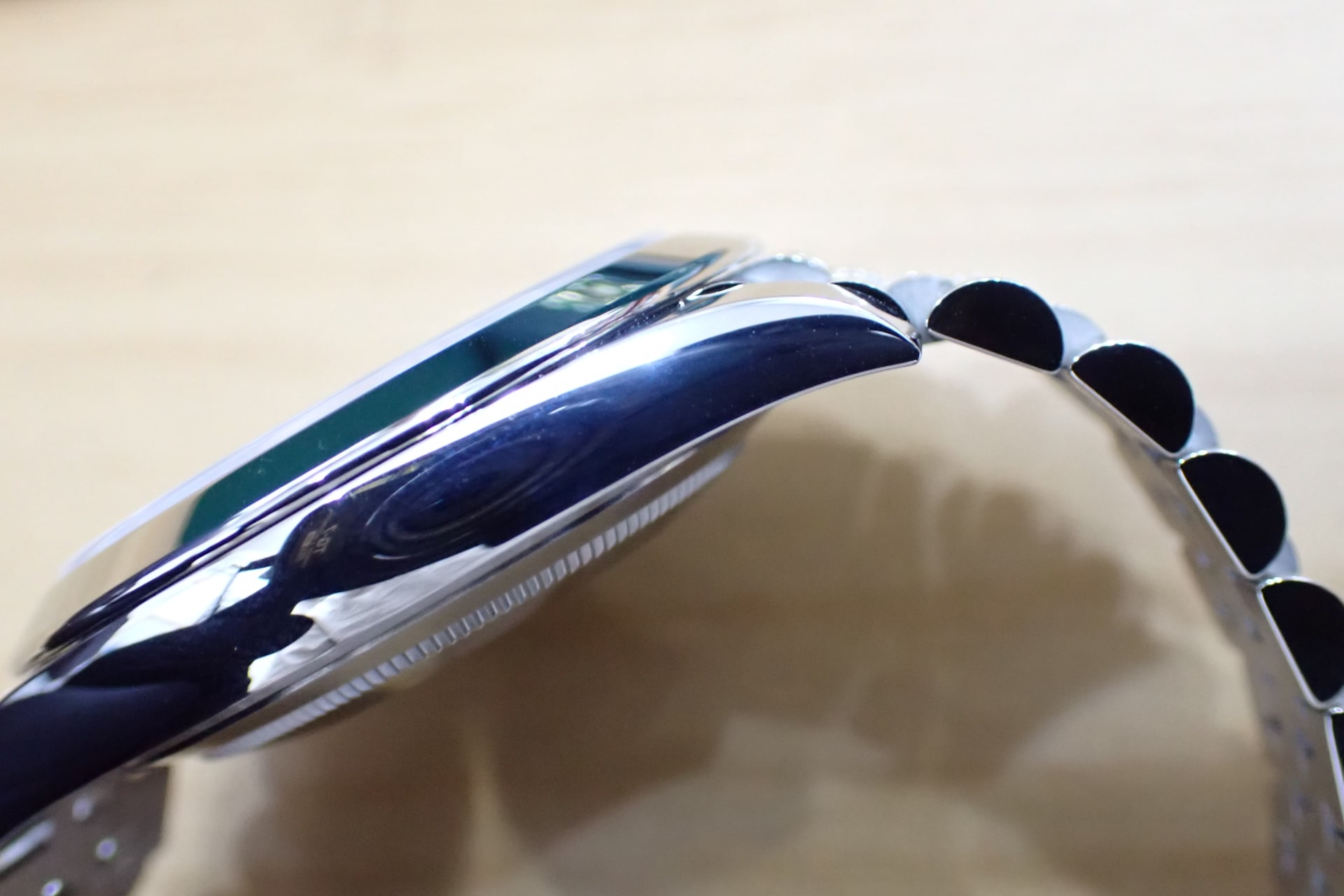 中古品AA【ROLEX】ロレックス デイトジャスト41 Ref.126300 ジュビリーブレスレット ブライトブルー文字盤 超高年式/ノン ...