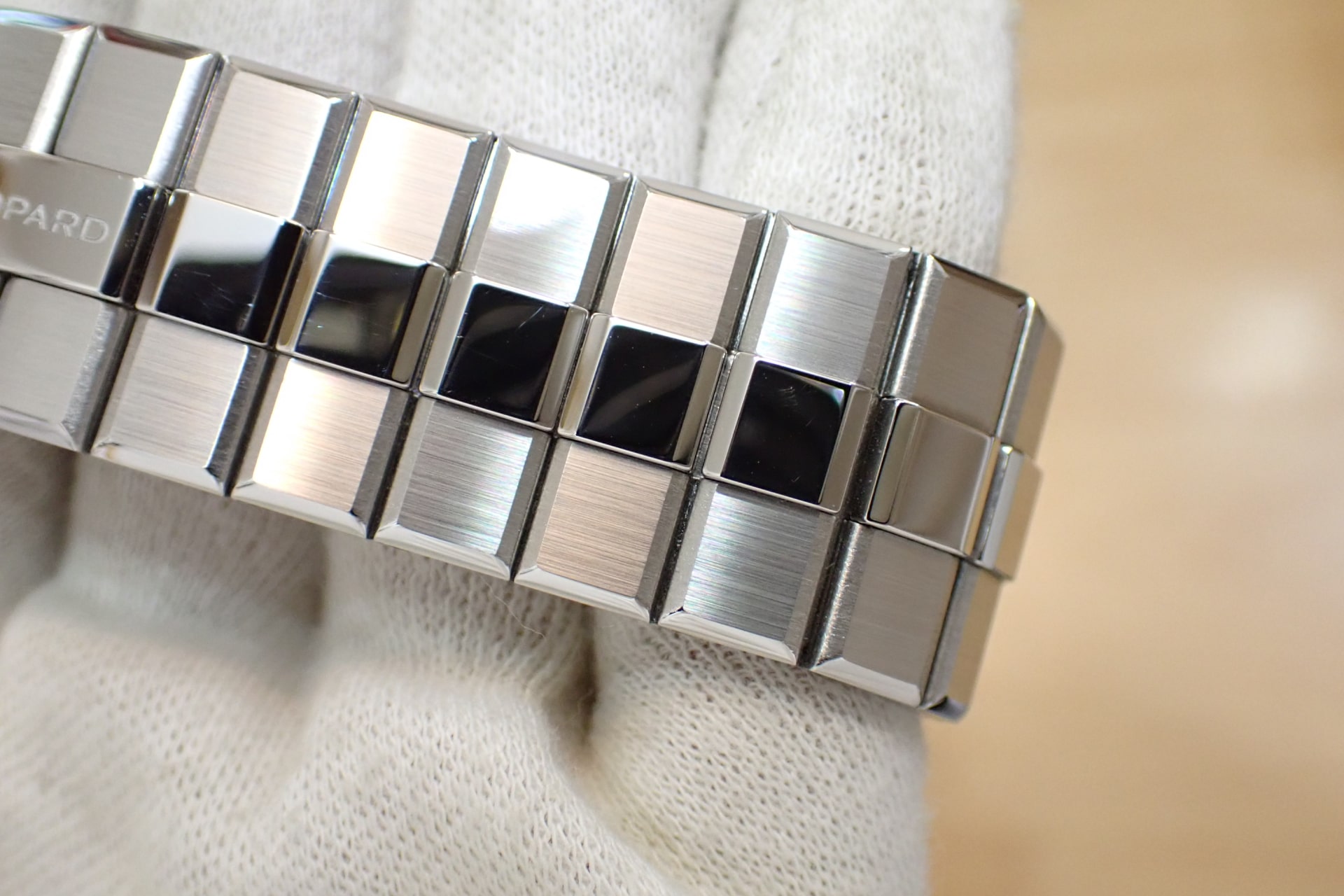 中古品AA【Chopard】ショパール アルパインイーグル41 ラージ SS ブルー文字盤 Ref.298600-3001 超高年式/ノンポリッシュ (2025年3月国内正規)